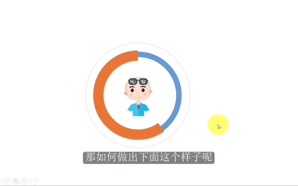 手把手教你用ppt制作美丽的环形图