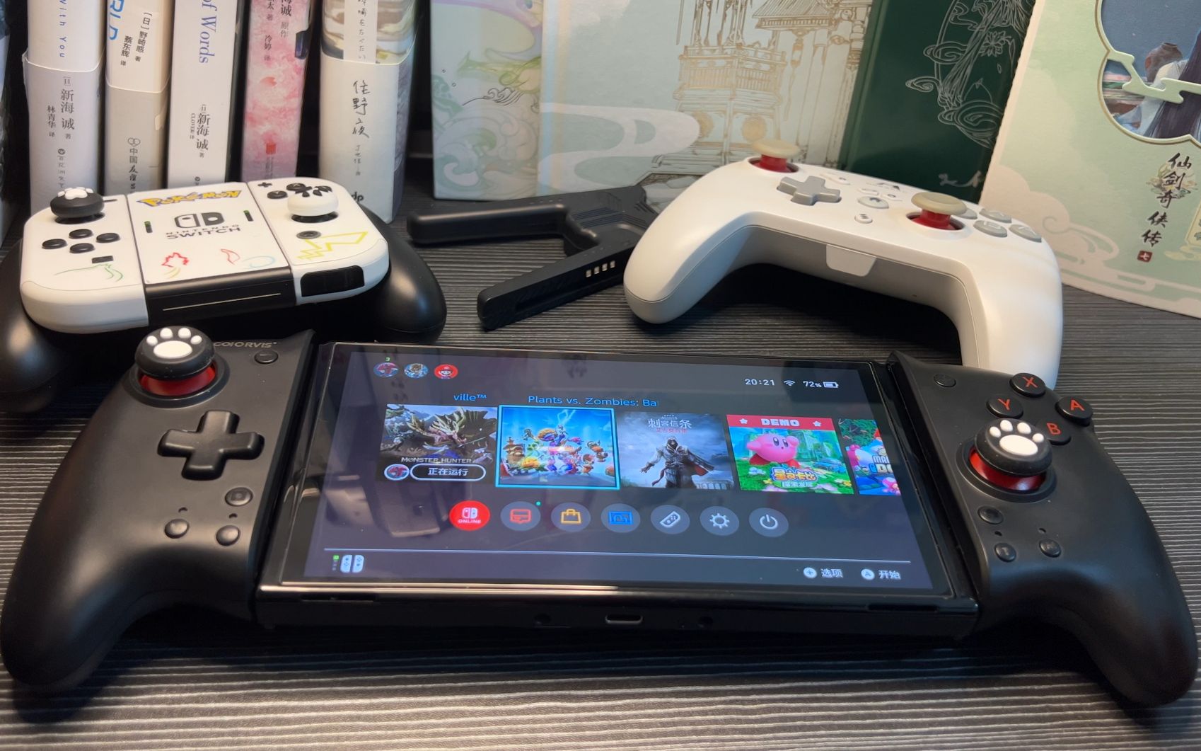 掌机游玩必备!switch分体式coiorvis手柄介绍