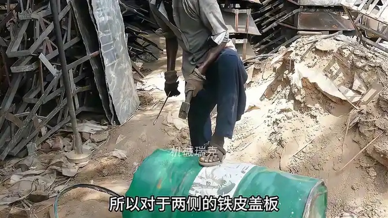 巴铁师傅制作独轮手推车全过程