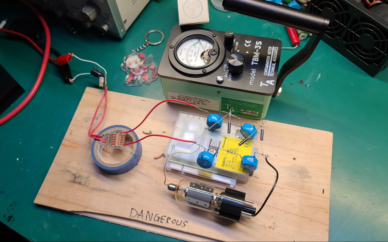 当盖革计数器遇上电子管自制简易x射线