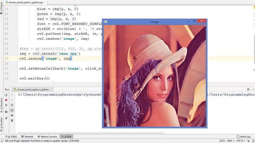 Python Opencv 入门教程之8 - 梳理opencv中的鼠标事件