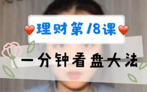 【基金小技巧】你还不知道基金如何看盘吧,我来教你一分钟看盘大法