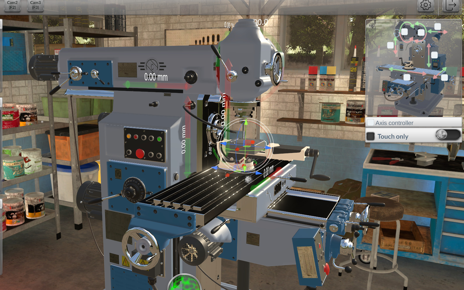 铣床模拟游戏《Milling machine 3D》将在今年1月于STEAM发售