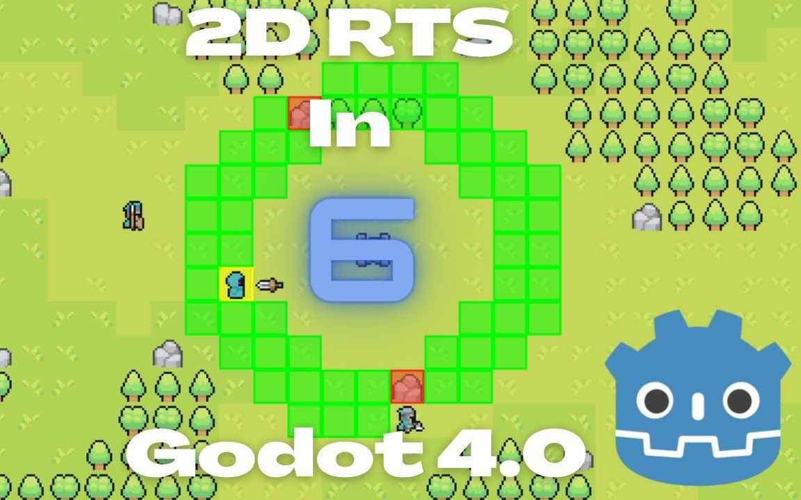 Godot4平面2D战略游戏教程P6:使用 Tween 和 Timer 自动收集资源