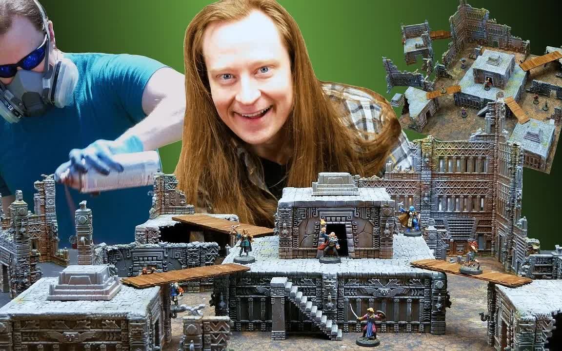 【局部精琢——构建地形以获得最大的可玩性】【中字】【模型制作】...