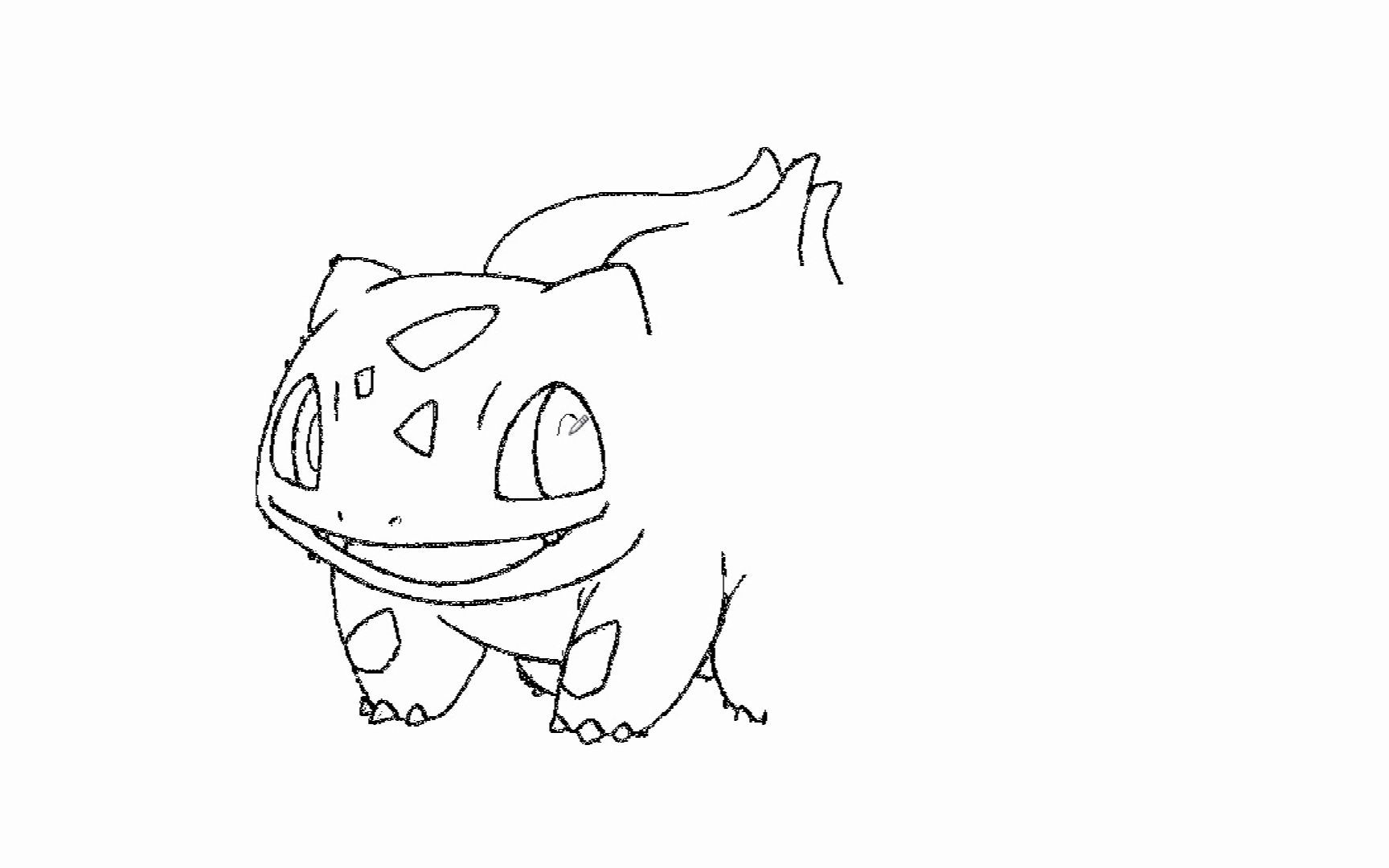 【宝可梦图鉴 简笔画】反正也没人看 一个赞画一只 001妙蛙种子