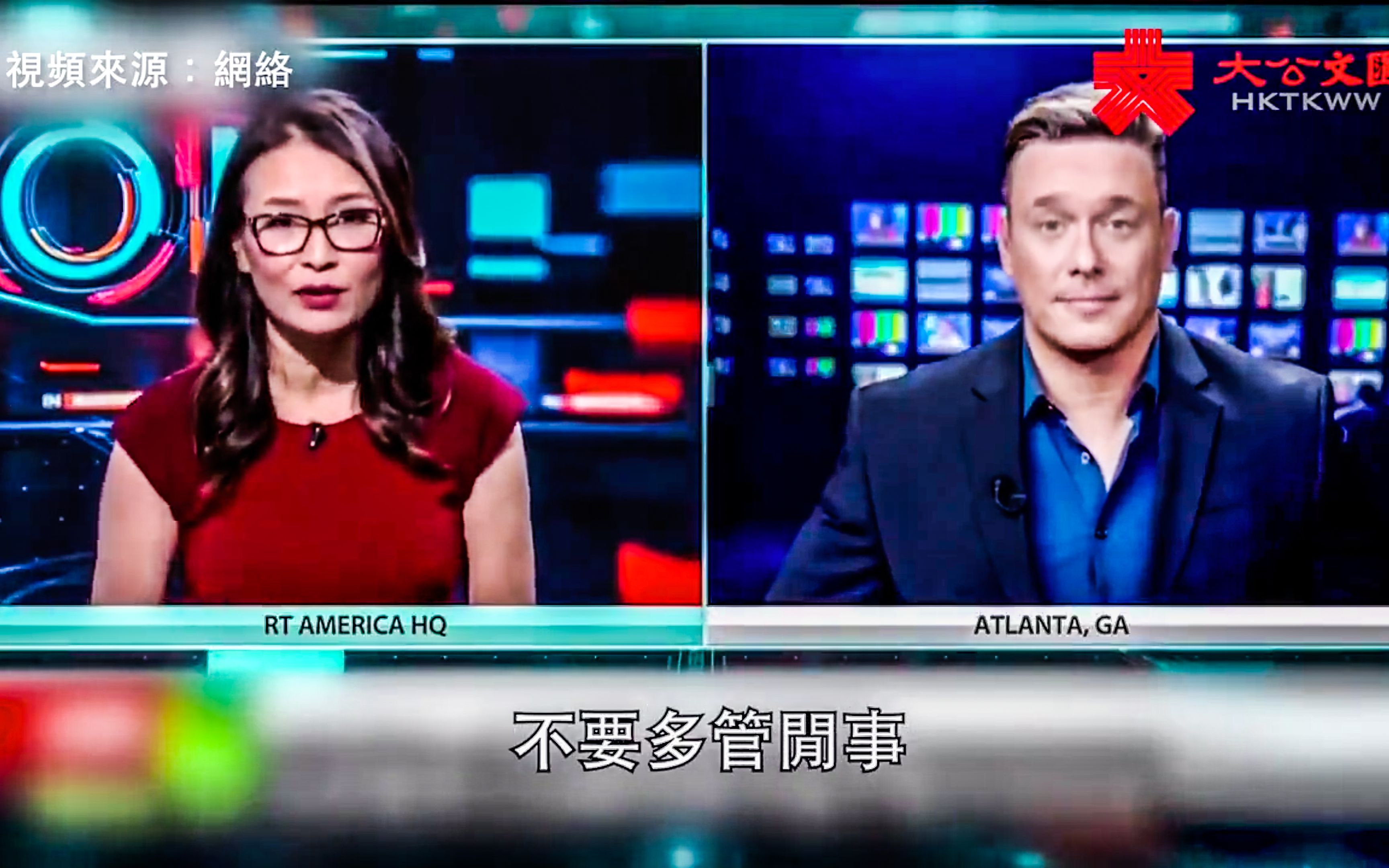 美记者称西方国家双重标准!