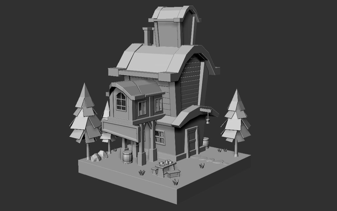 【3dmax建模】3DMAX房屋建模制作完整教程