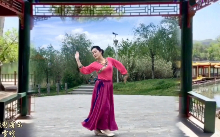 优美大气蒙精彩蒙古舞《醉乡》正背面分解教学及演示。