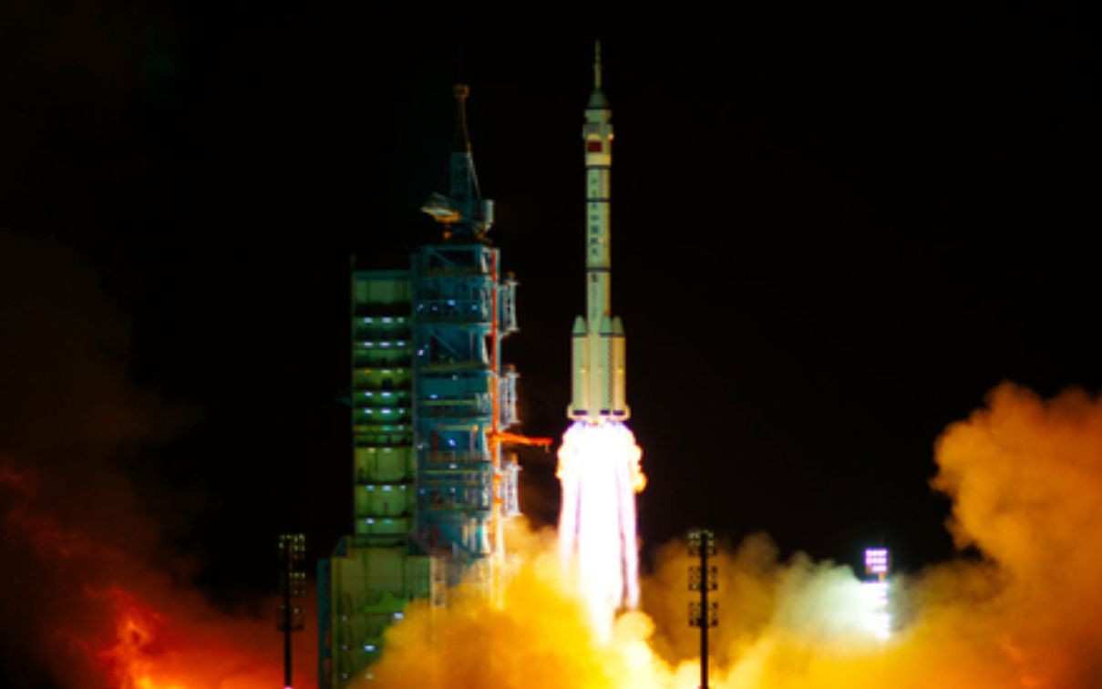 神舟十三号发射回放