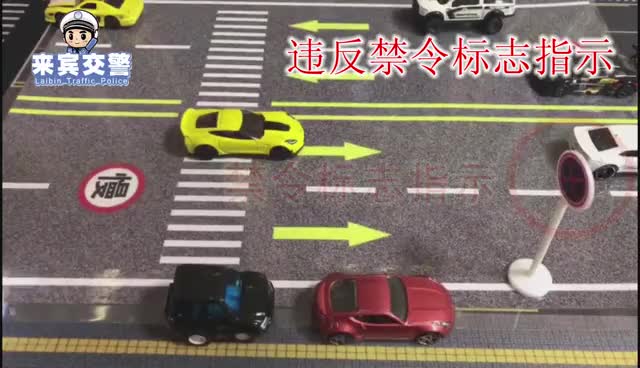 你问我为什么会被电子监控抓拍?因为你违反了禁令标志指示!