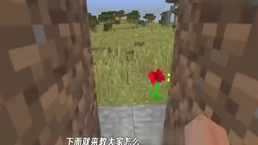 我的世界:一分钟教你学会自动隐藏门的做法,秘密基地造起来!