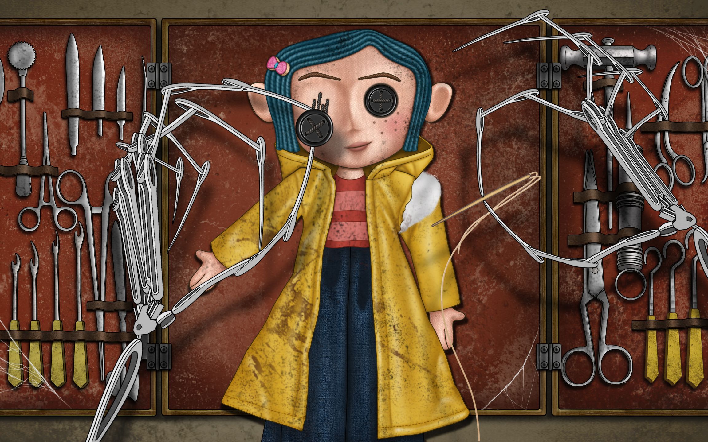 科莱琳开场动画,科莱琳玩偶修理,万圣节特辑