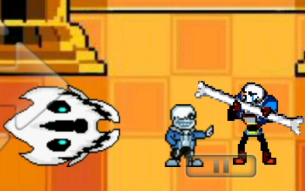 死神VS火影:sans VS 全然不信papyrus(下载教程放在简介了)
