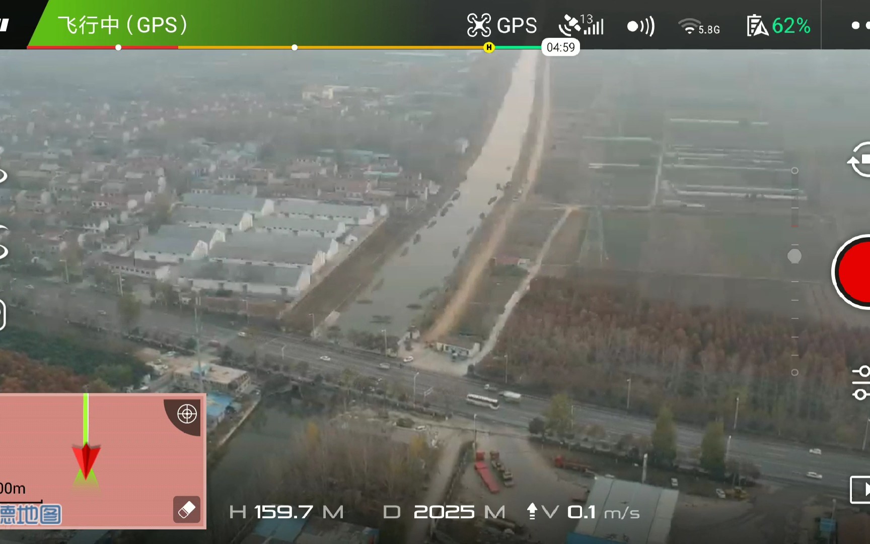 DJI 大疆 晓 spark 拉距2025m