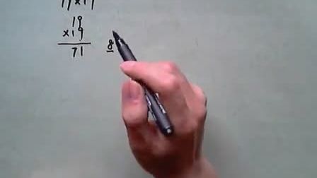 小学数学乘法进位《两位数乘两位数》笔算乘法 例题讲解