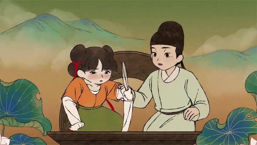 中国古风爱情动画短片《春困》