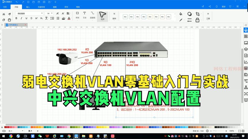 弱电交换机VLAN零基础入门与实战第6课,中兴交换机VLAN配置