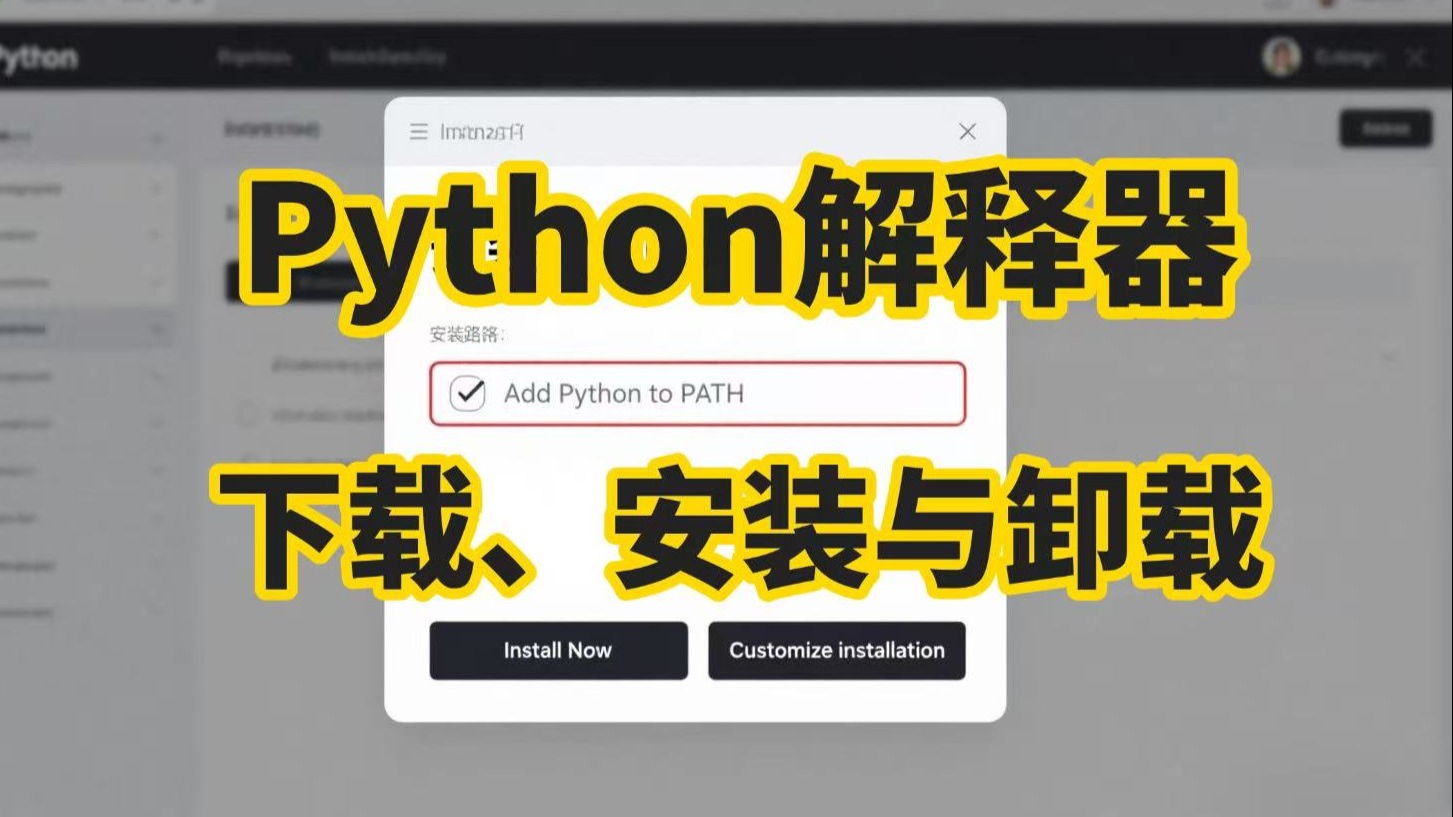 一步步教你Python解释器下载、安装与卸载全流程详解 零基础必看...