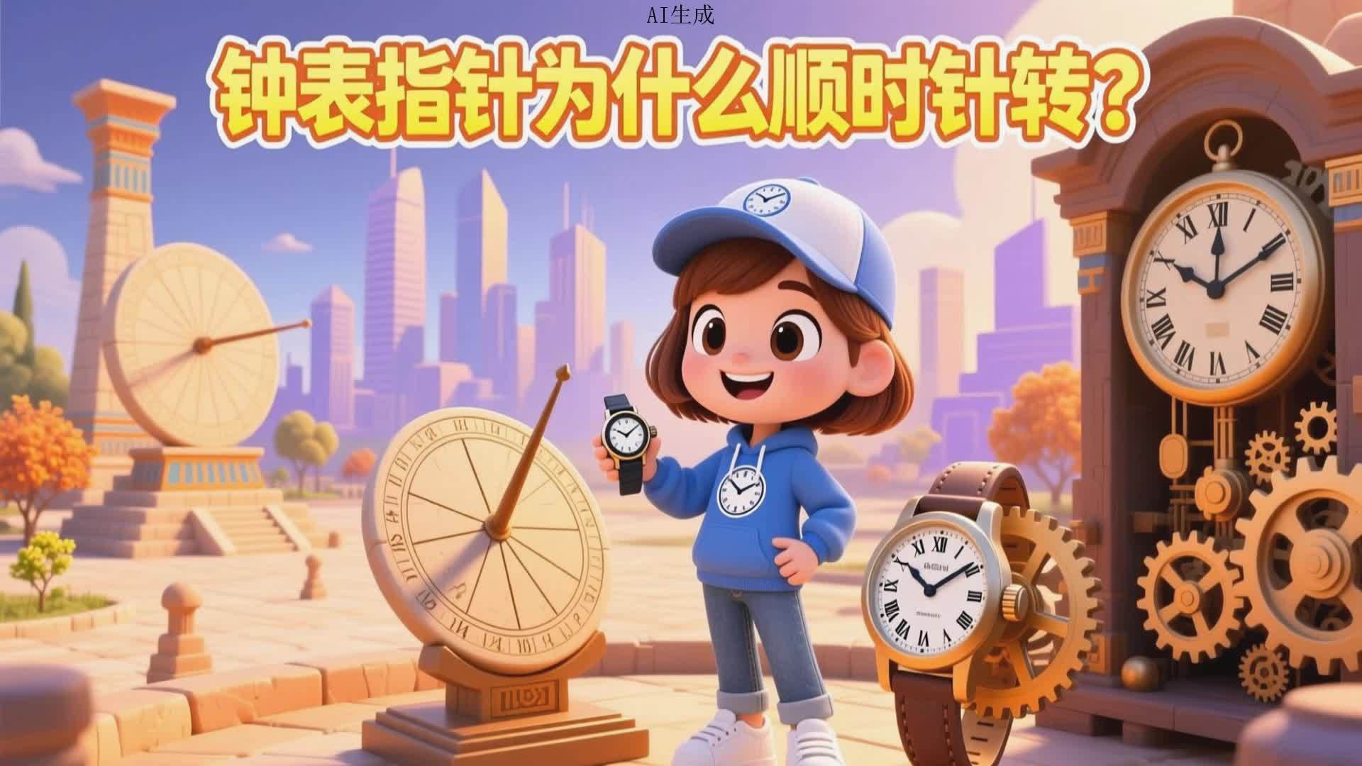 日常冷知识|时钟旋转奥秘揭秘,90%人不知!点击3秒懂答案