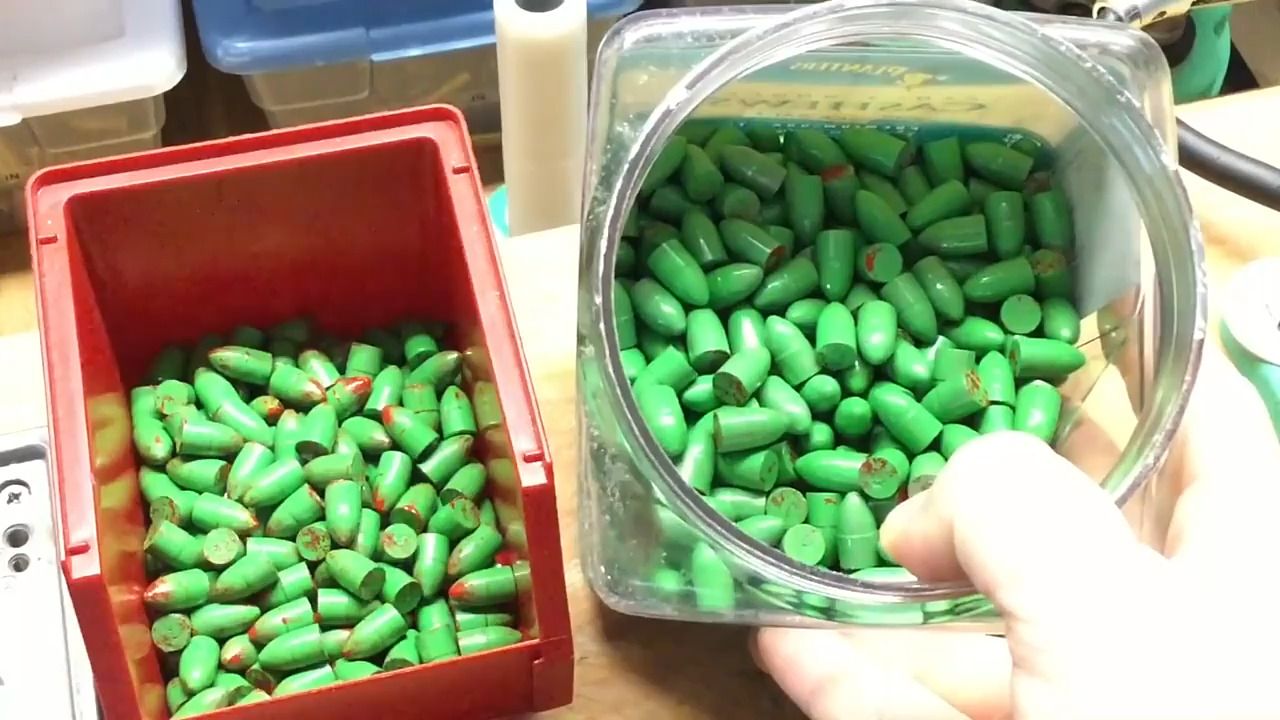 丧尸配色的9mm子弹(粉末涂料)