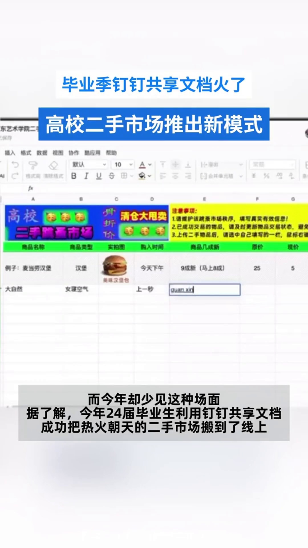 这个时代,大学生们才是主力军! #毕业季钉钉共享文档火了