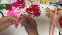 丹丹手工DIY小铺---串珠芭比娃娃红妆旗袍1