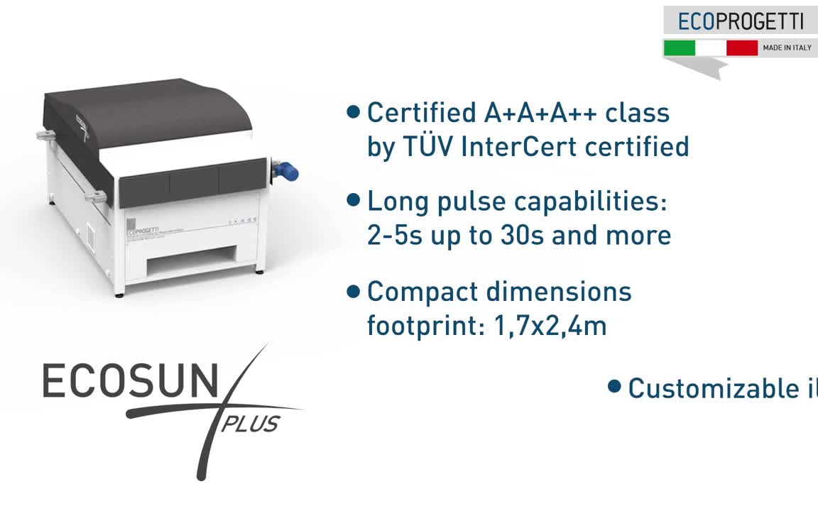 转载-AAA级大面积LED太阳光模拟器 ECOSUN PLUS