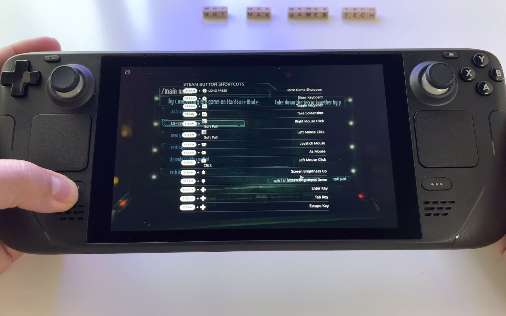 如何强制关闭SteamDeck上运行的游戏