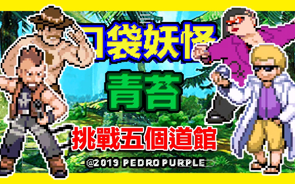 【GBA宝可梦 口袋妖怪青苔】No.18『连续踢馆』二周目最后五个徽章...