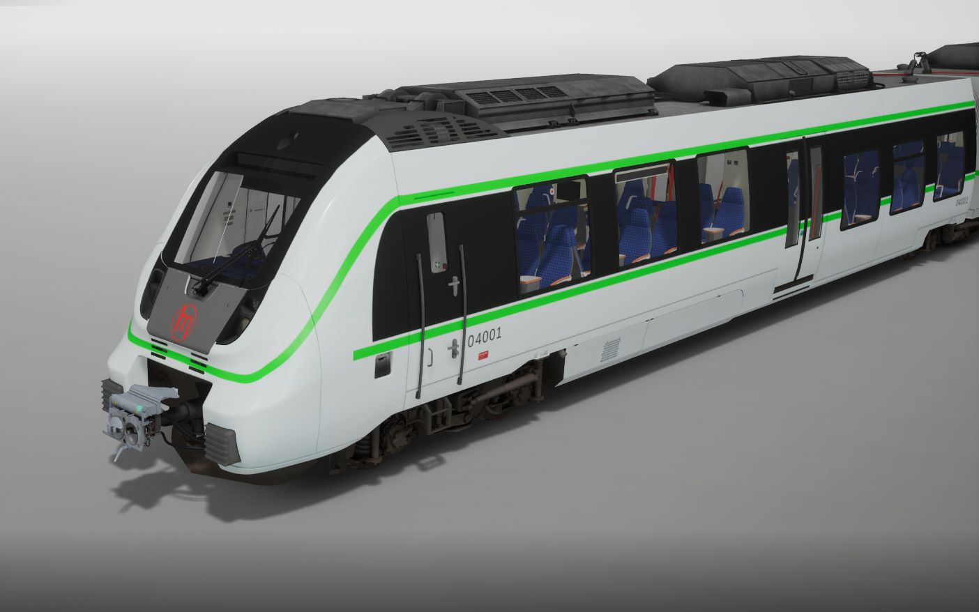 【模拟火车世界2】当BR442套上了杭铁4号线的涂装01