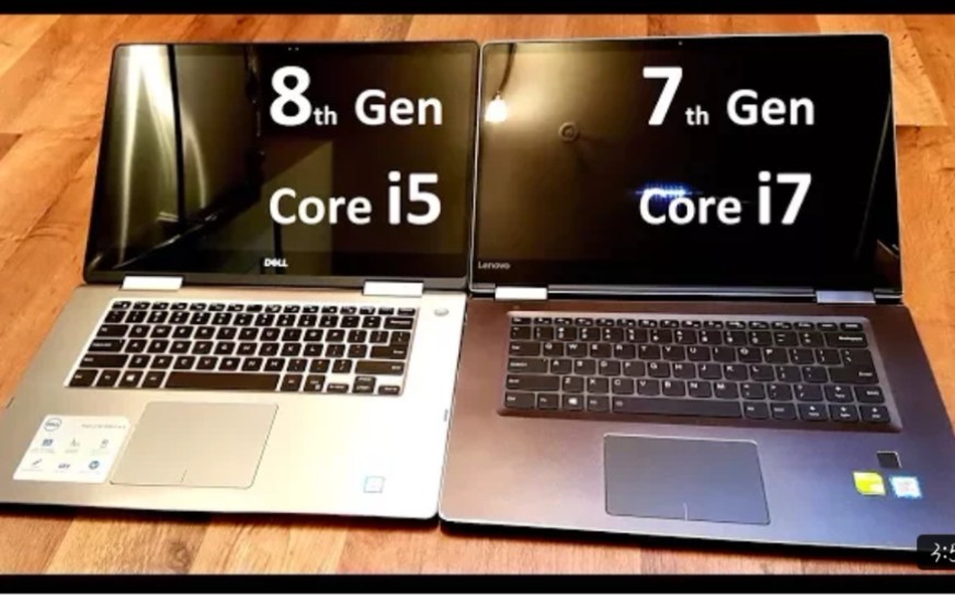 Intel Core i5第八代 VS Intel Core i7第七代。到底哪个快?