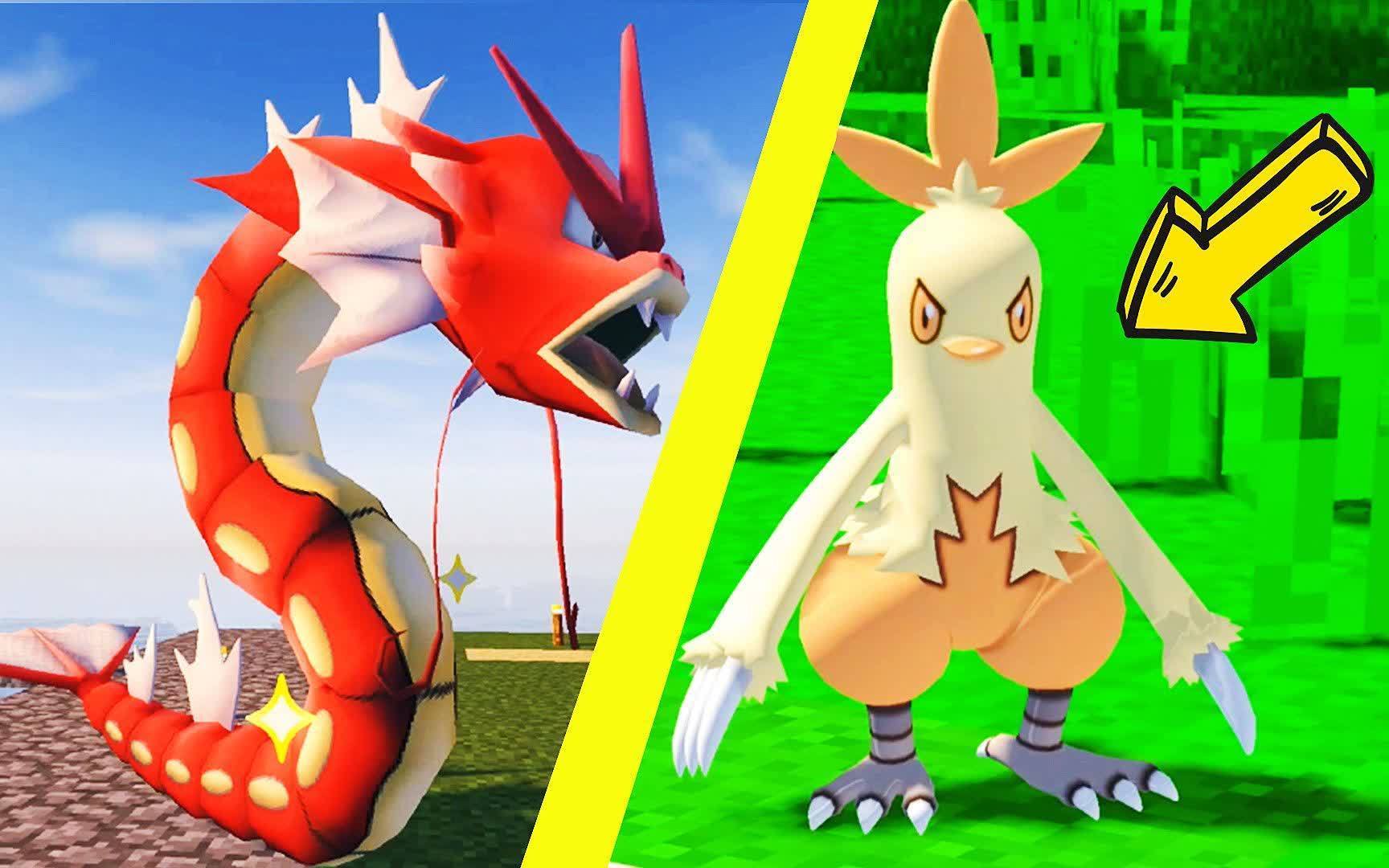 我的世界精灵宝可梦101:养闪光红色暴鲤龙,一口气孵化出力壮鸡!