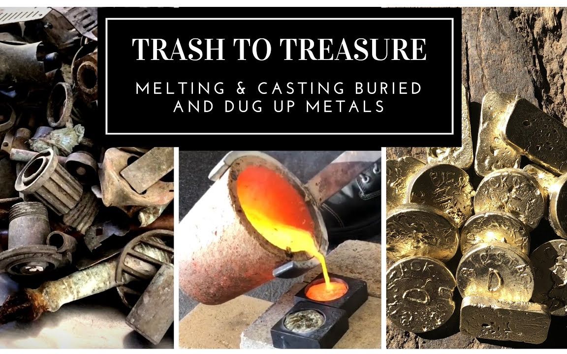 [金属熔炼] “变废为宝”1 熔化废铜铸锭