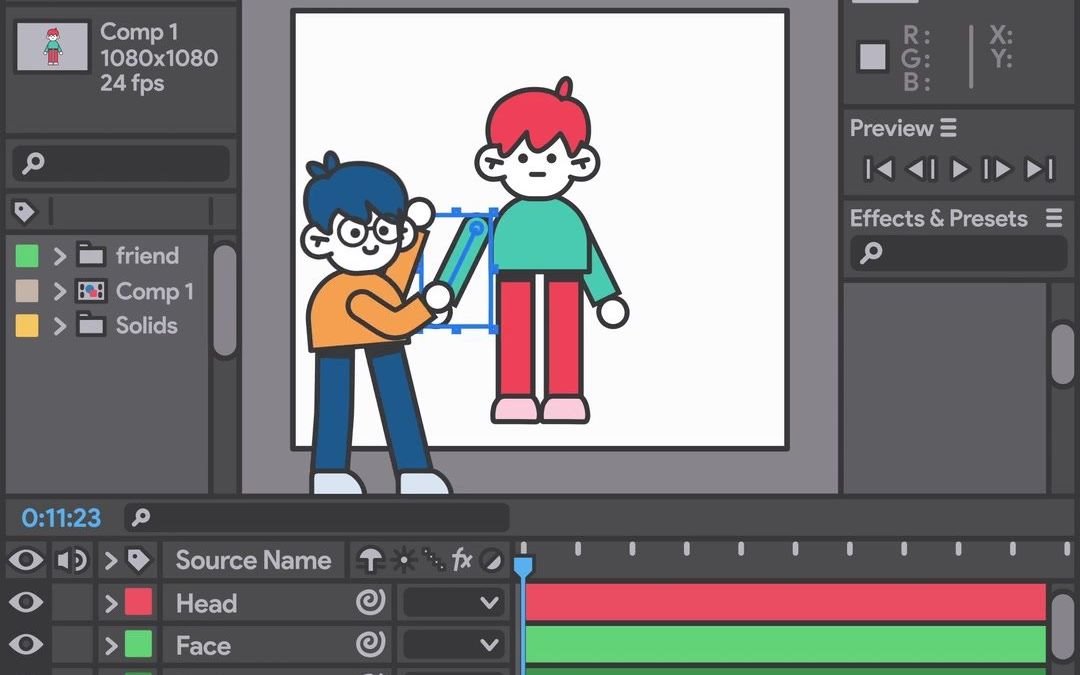 【MG动画】专注卖萌!动画人物教你做动画