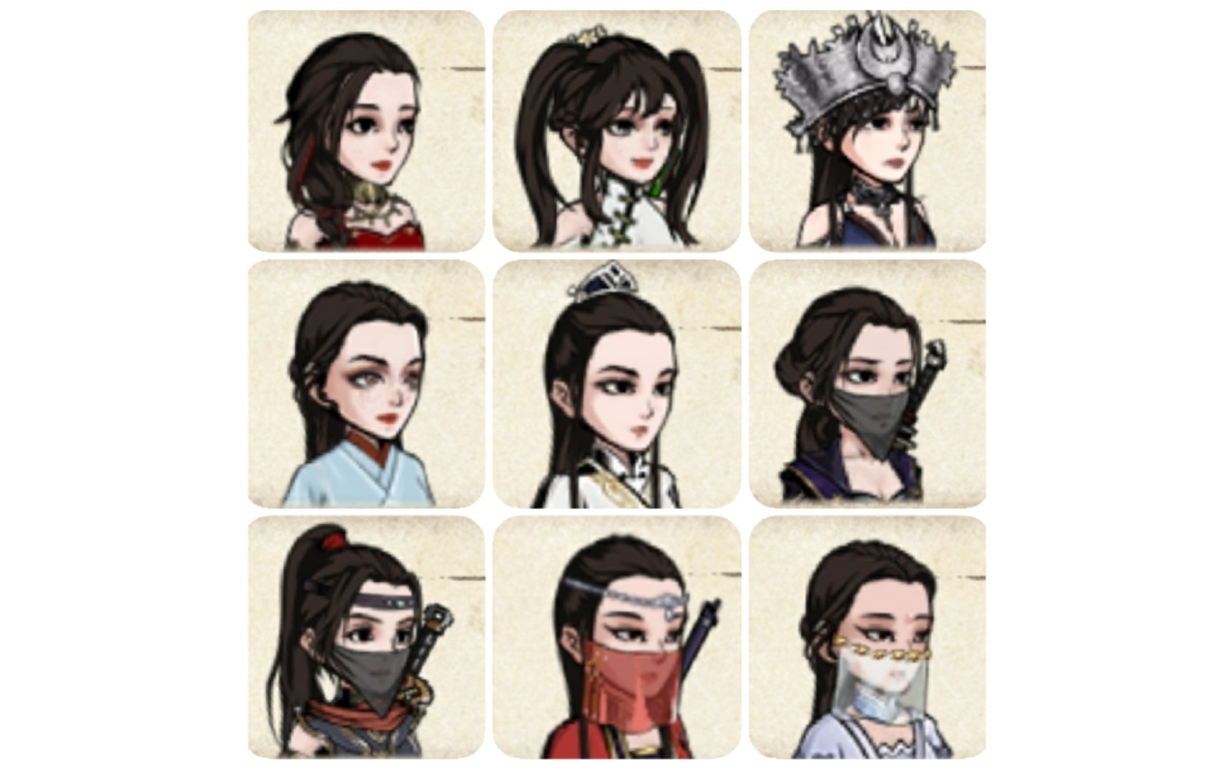 【烟雨江湖】NPC捏脸②美女篇:好多美女啊!挑不过来了_单机游戏...