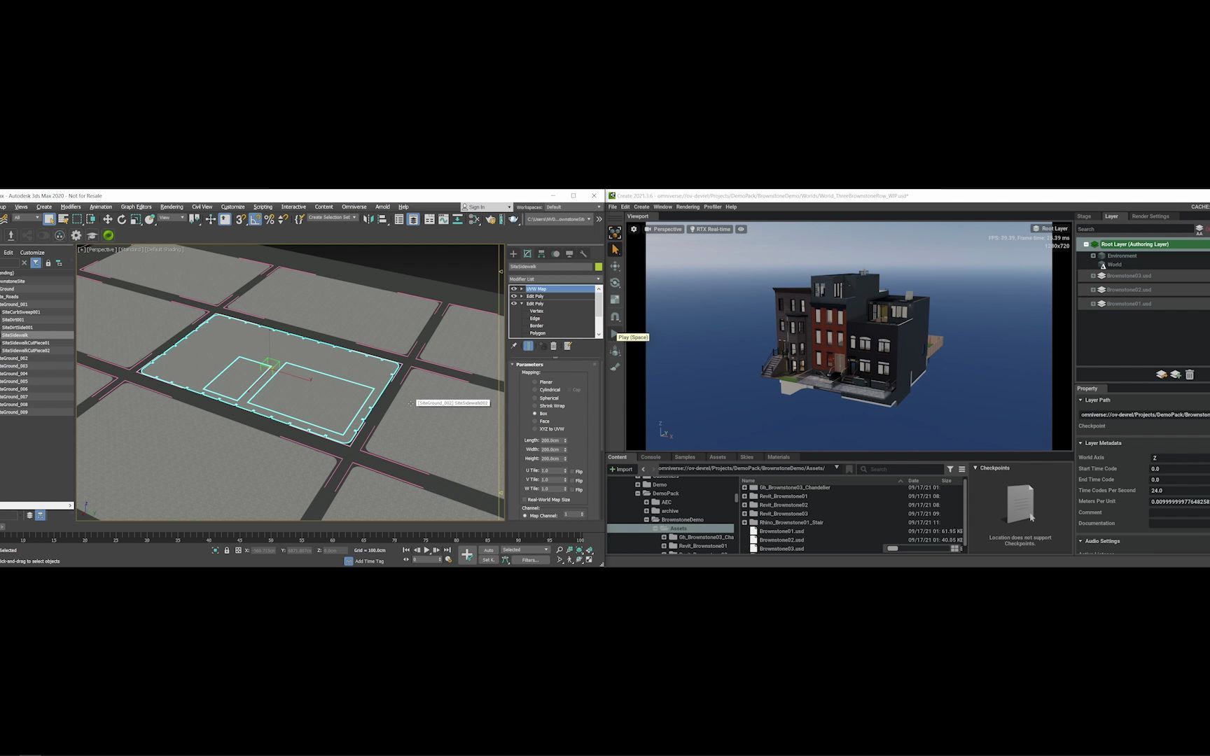 Autodesk 3ds Max Connector 和 Omniverse 中的 USD 图层入门