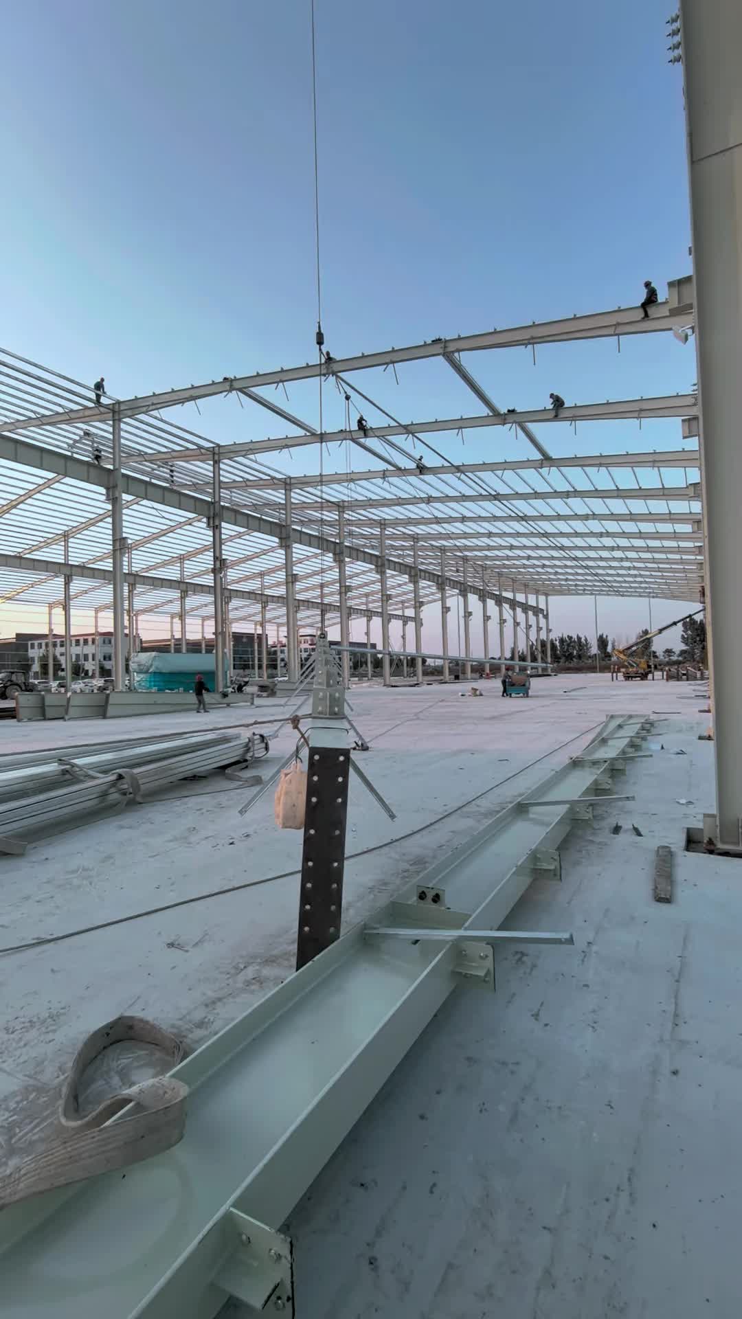 #钢结构安装 #钢结构厂房造价多少钱一平方
