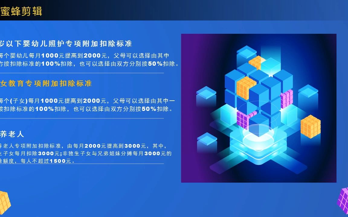 最新政策,个人所得税专项附加扣除提高了婴幼儿照护,子女教育,赡养...