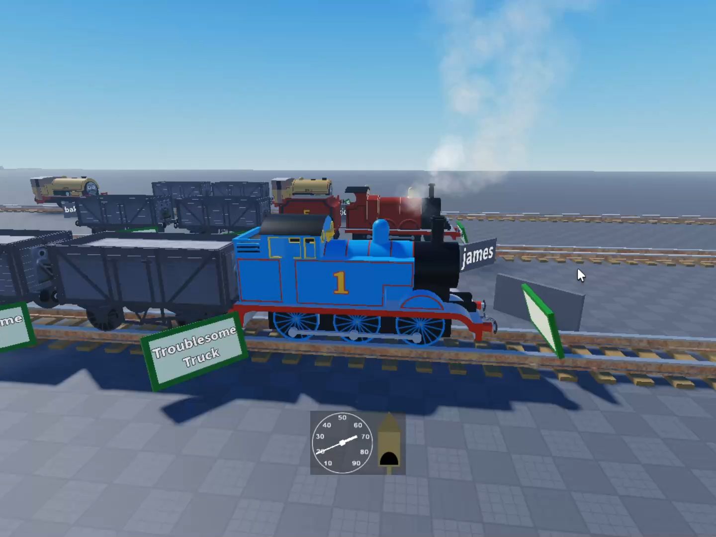 ROBLOX托马斯和他的朋友们 模型玩具事故模拟器 你好小火车