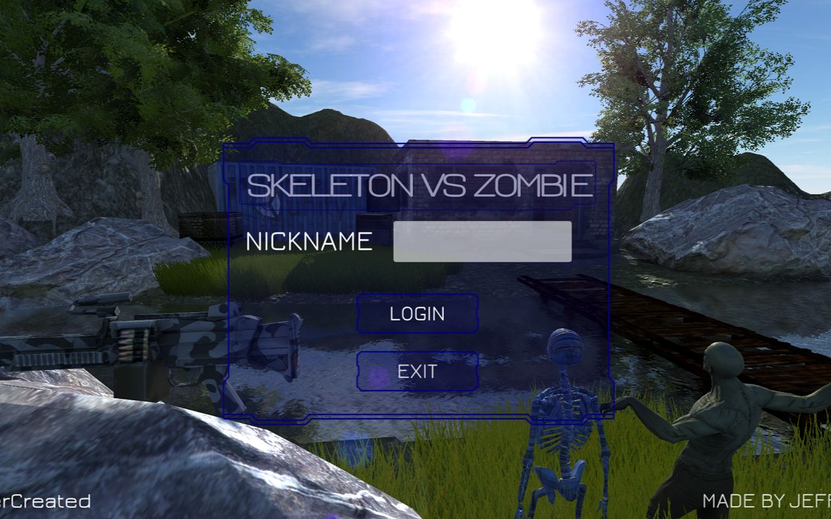 Zombie VS Skeleton - Unity网络小游戏