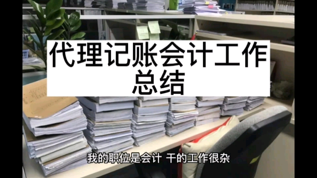 代理记账会计工作总结