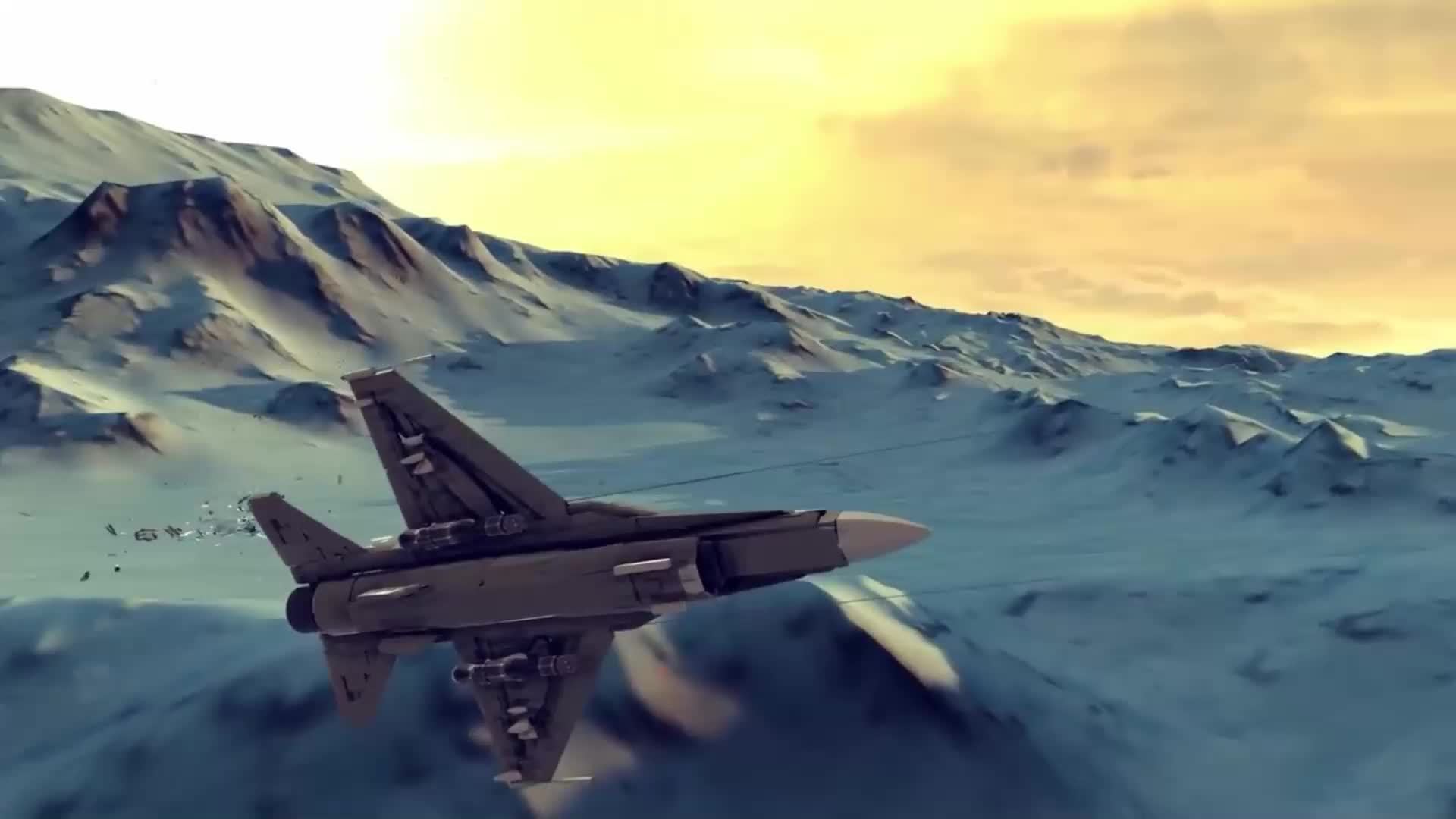 游戏模拟飞机坠毁,波音747vs空客A380空中相撞