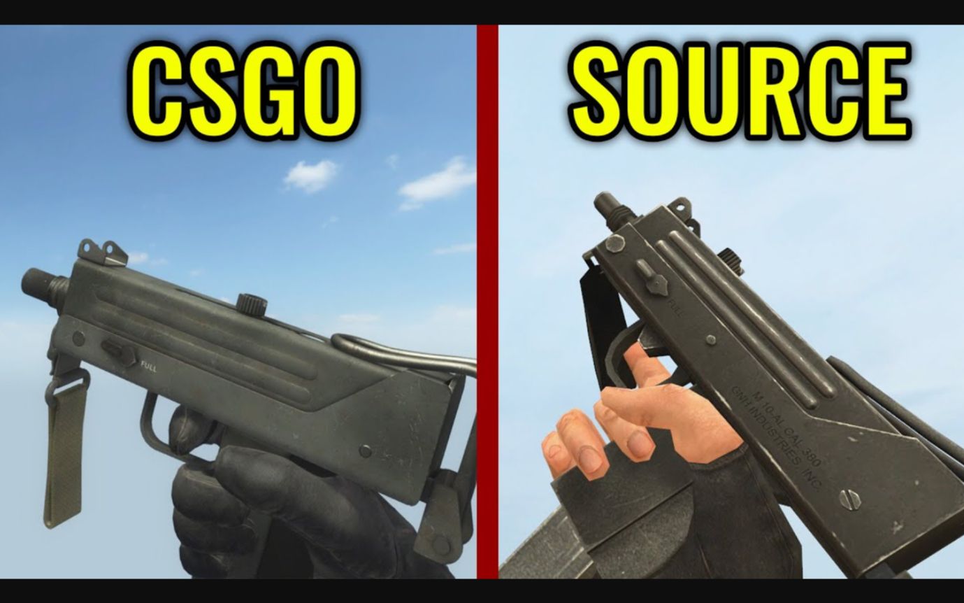 CSGO vs CS起源 - 武器对比