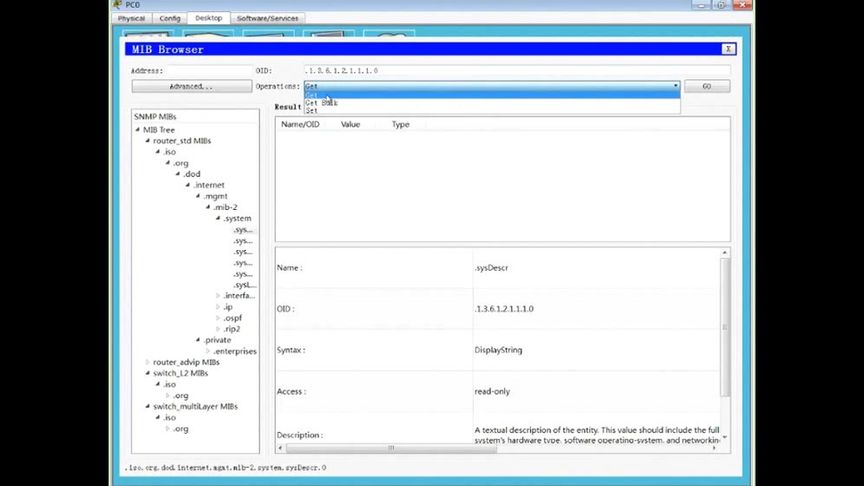 8-1实验41: --简单网络管理协议SNMP 思科认证考试学习