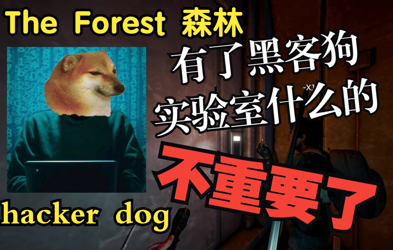 【森林】既然有了黑客狗,实验室啥的不重要了 森林实况#1