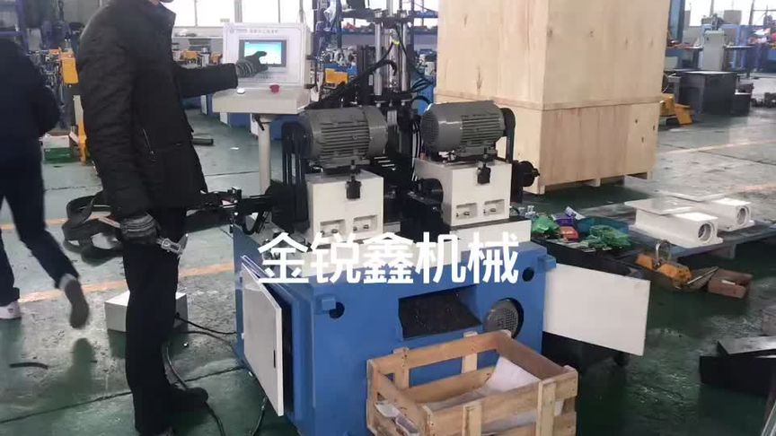 不锈钢钢管倒角机#双头倒角机 #机械设备 #倒角机 #机械加工