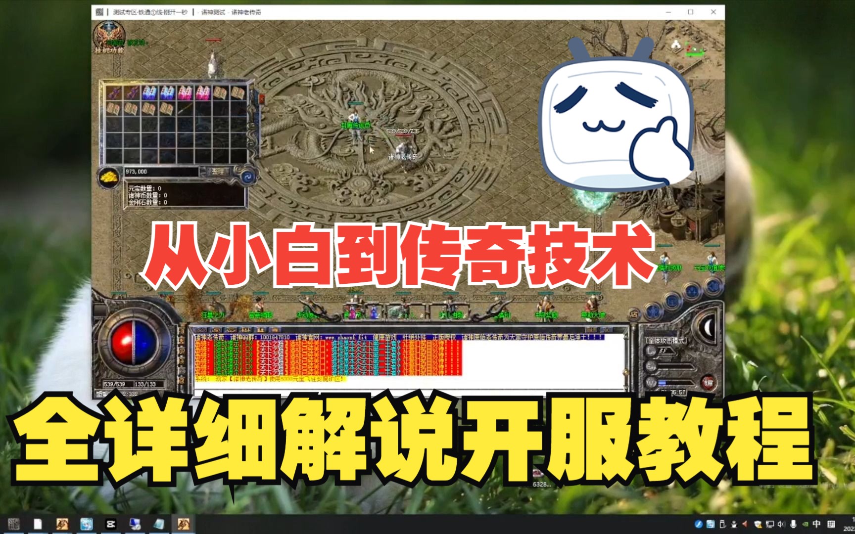热血传奇:小白自己学开服,详细解说gom引擎,NPC的添加小教程
