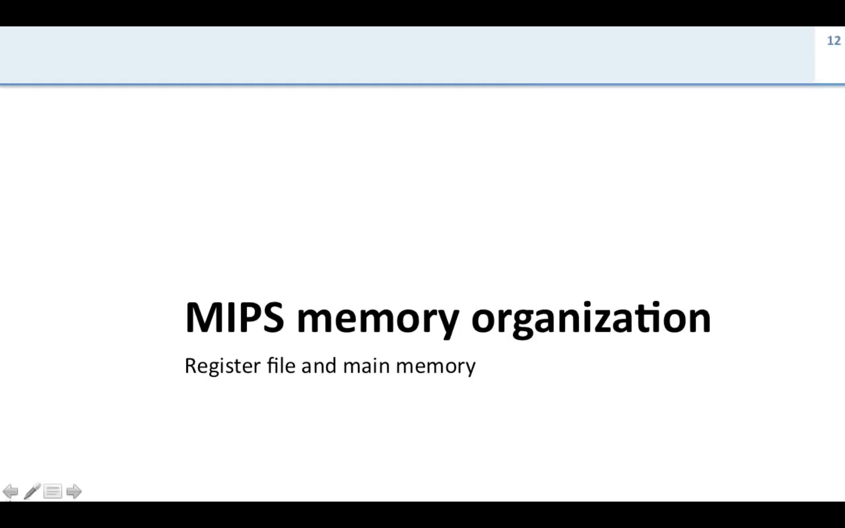 MIPS指令集架构入门教程 1.3 Registers and memory: MIPS Memory ...