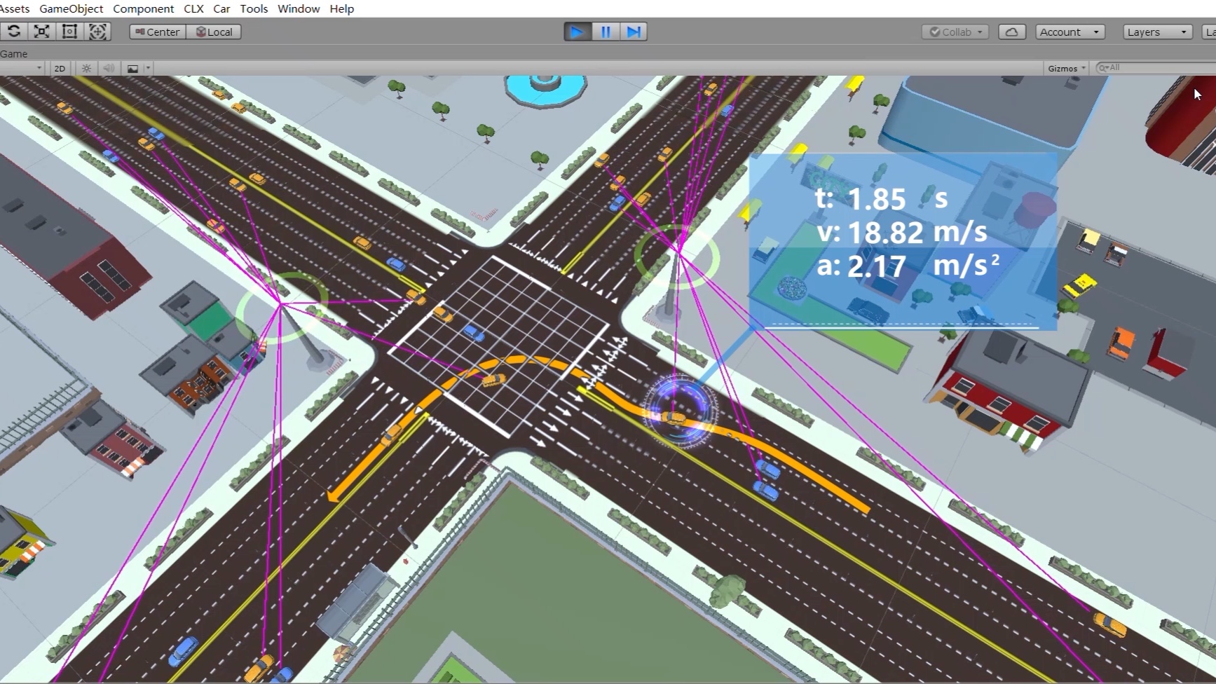 网联自动驾驶车辆的交叉口轨迹生成算法与仿真- 长沙理工大学- EM(...